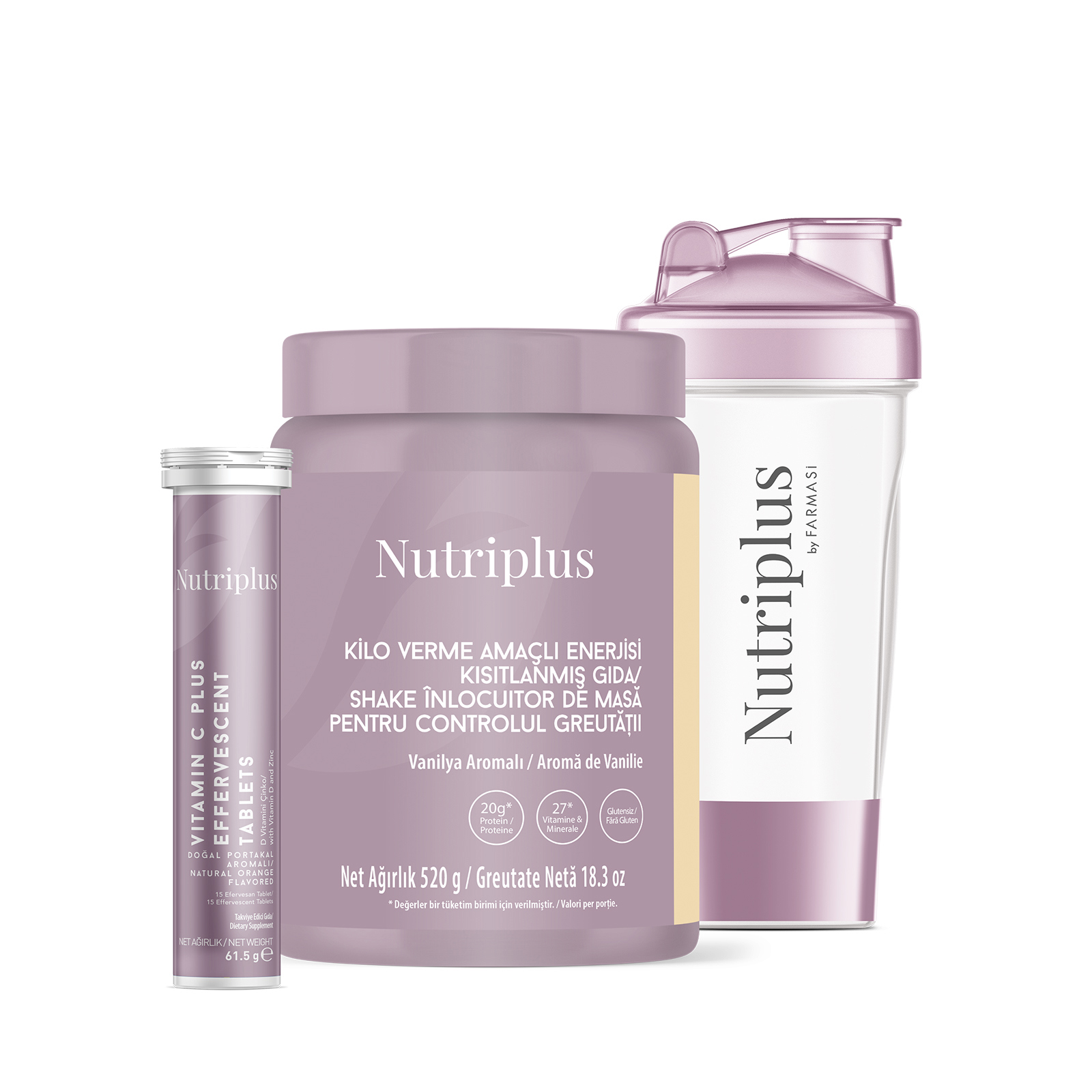 Nutriplus set ingrasat aroma capsune | Nutriplus România